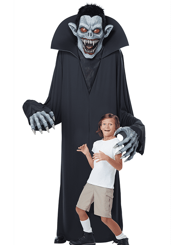TOWERING GIANT TERROR VAMPIRE COSTUME - ONE SIZE FITS ALL